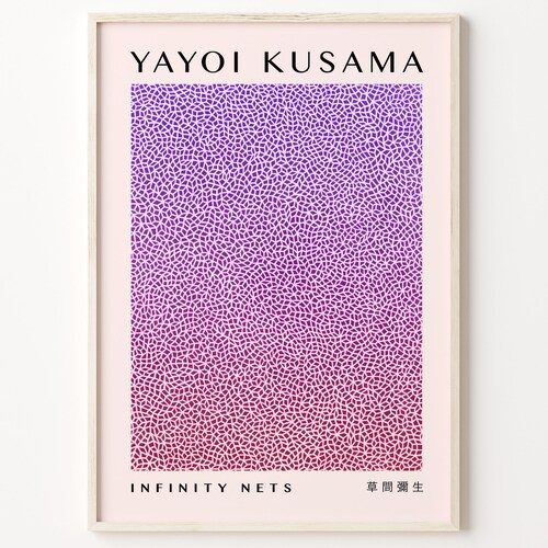 Yayoi Kusama Infinity Nets Modern Printable Art Yayoi - Etsy