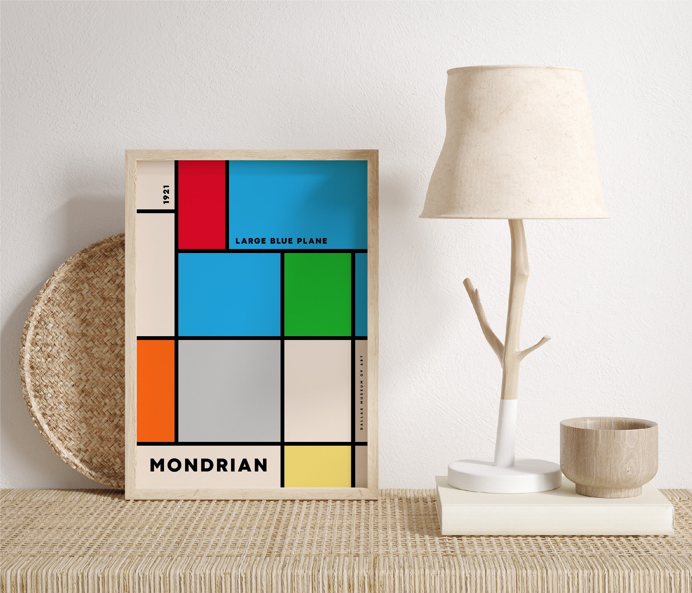 Piet Mondrian Print Mondrian Poster Mondrian Painting - Etsy