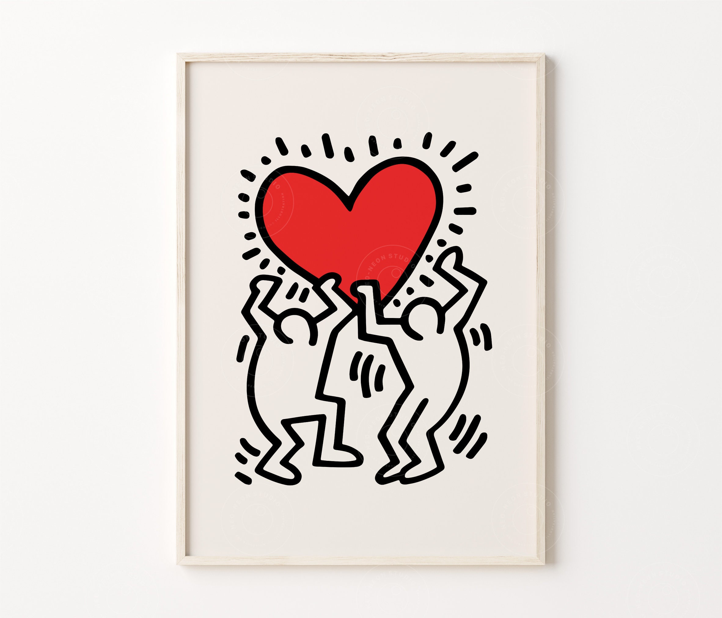 Keith Haring Love Art