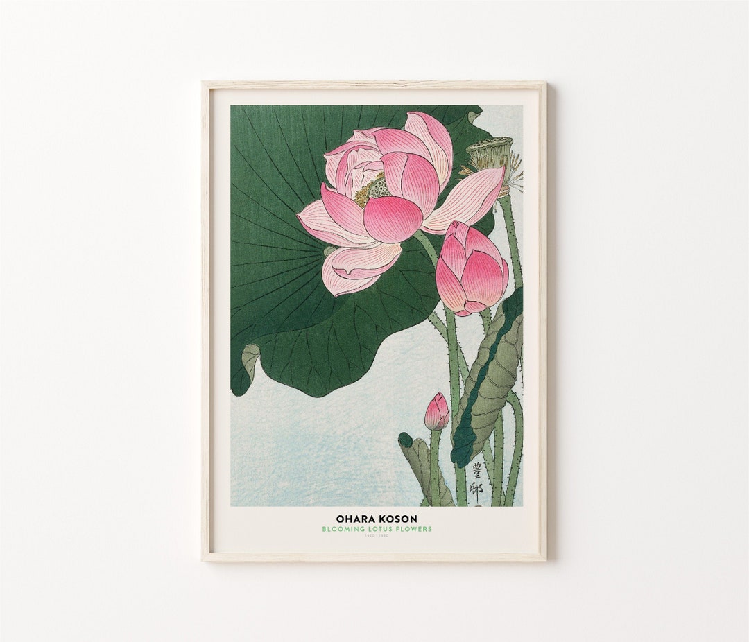 Ohara Koson Poster Japanese Art Print Hokusai Print Ohara - Etsy