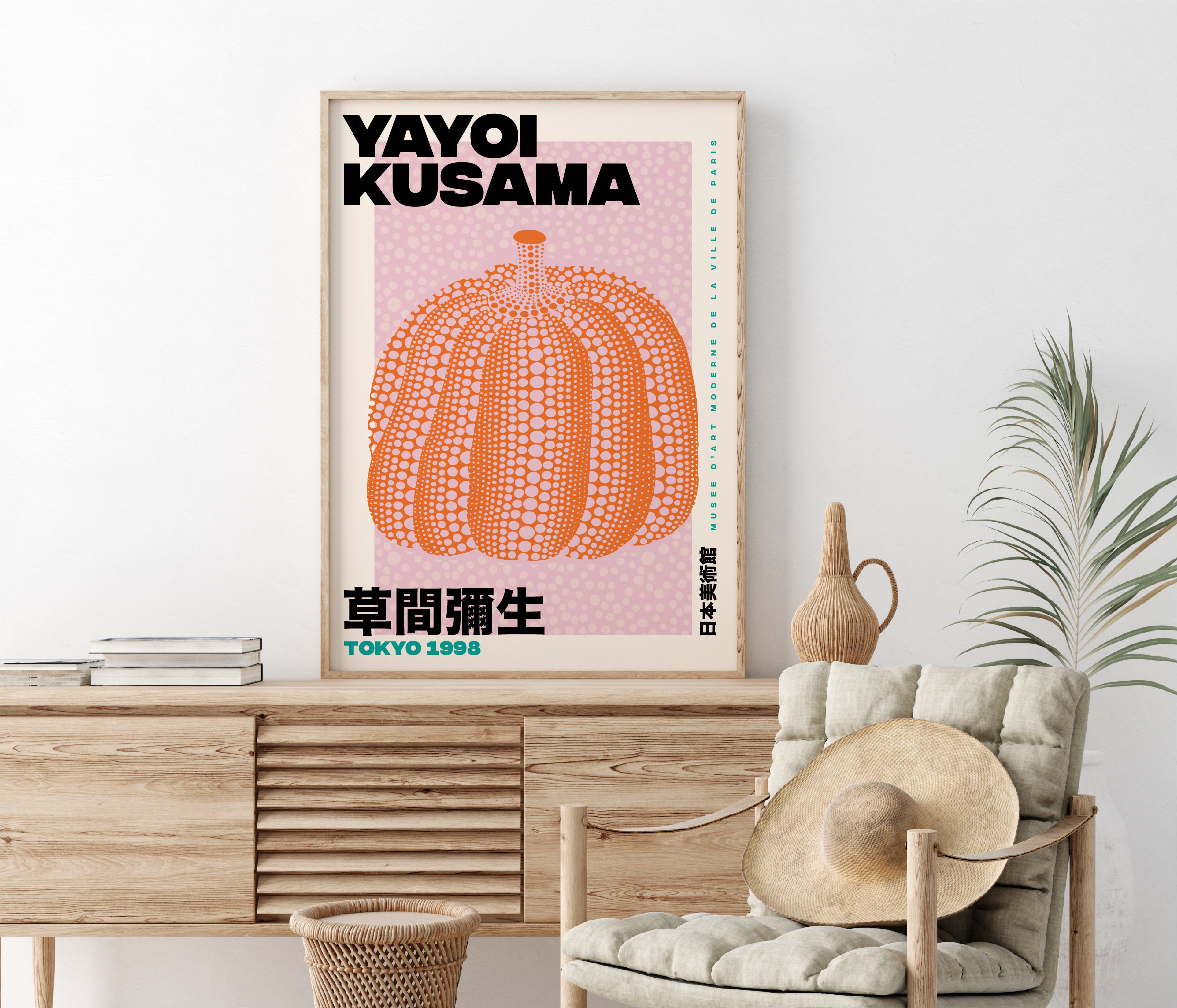 Yayoi Kusama Pumpkin Poster