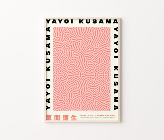 Yayoi Kusama Poster Digital Download Yayoi Kusama Infinity Etsy