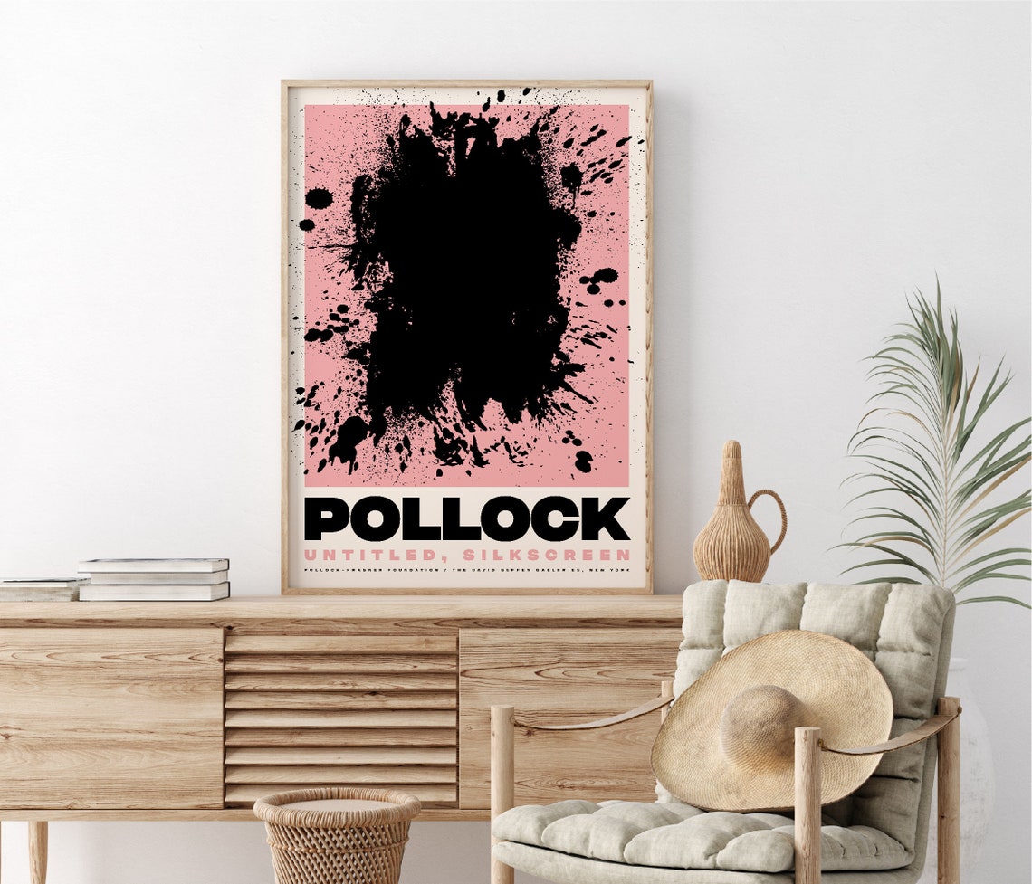 Pollock Poster Jackson Pollock Print Digital Download | Etsy
