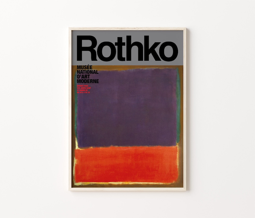 Rothko Printable Poster, Mark Rothko Poster, Mark Rothko Print, Digital ...