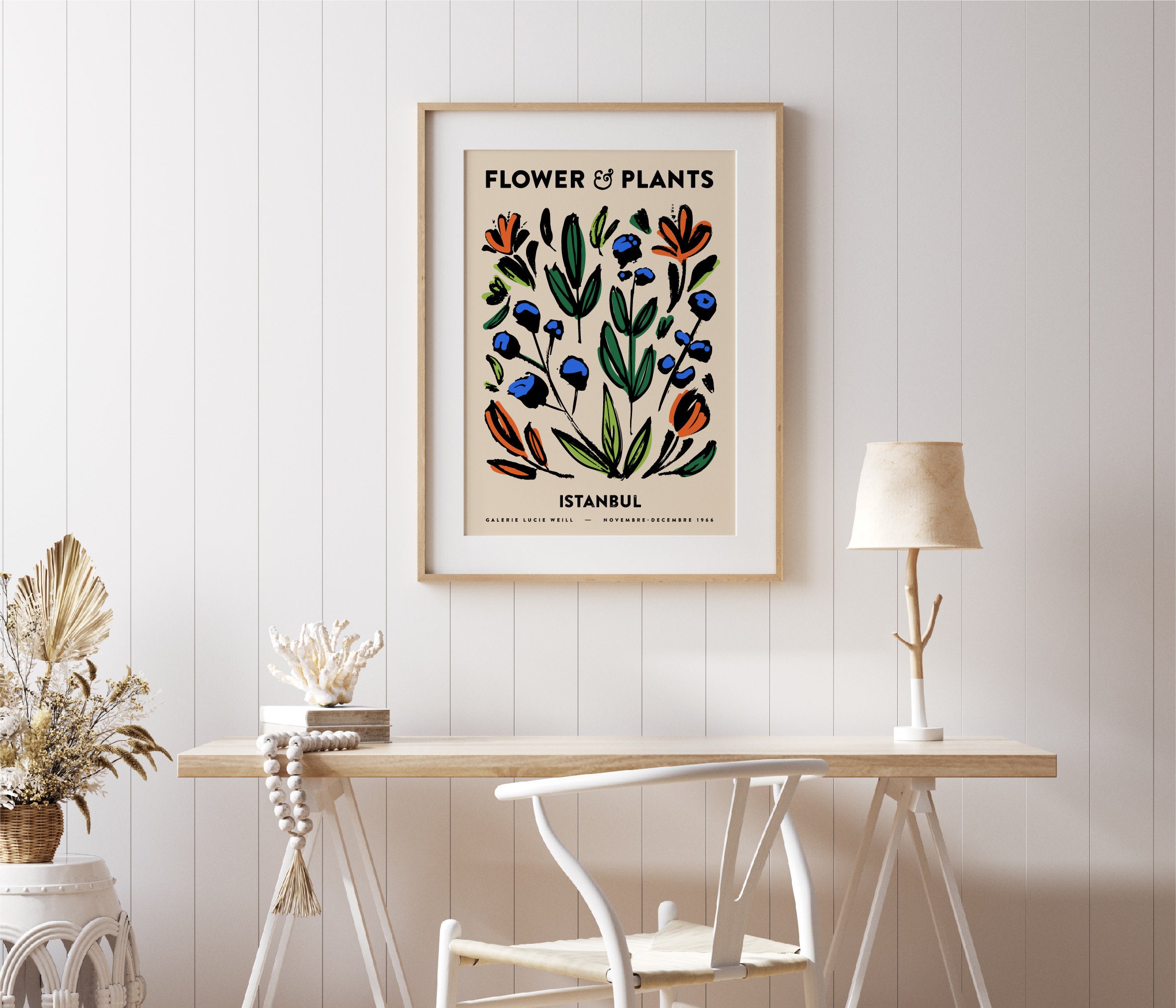 Flower Market Istanbul Plants Poster Printable Poster - Etsy