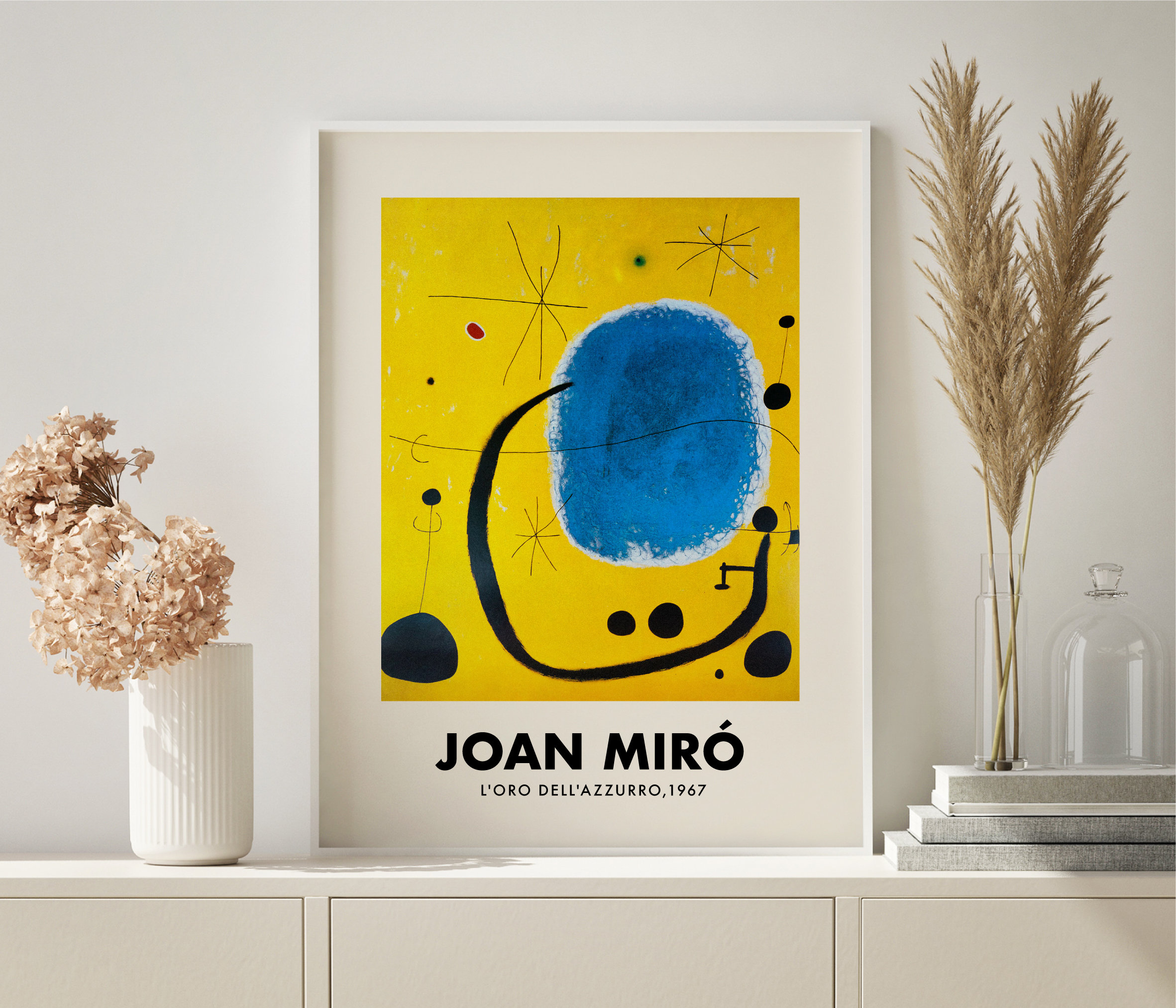 Joan Miro Print Art Miro Poster Modern Wall Art Exhibition - Etsy