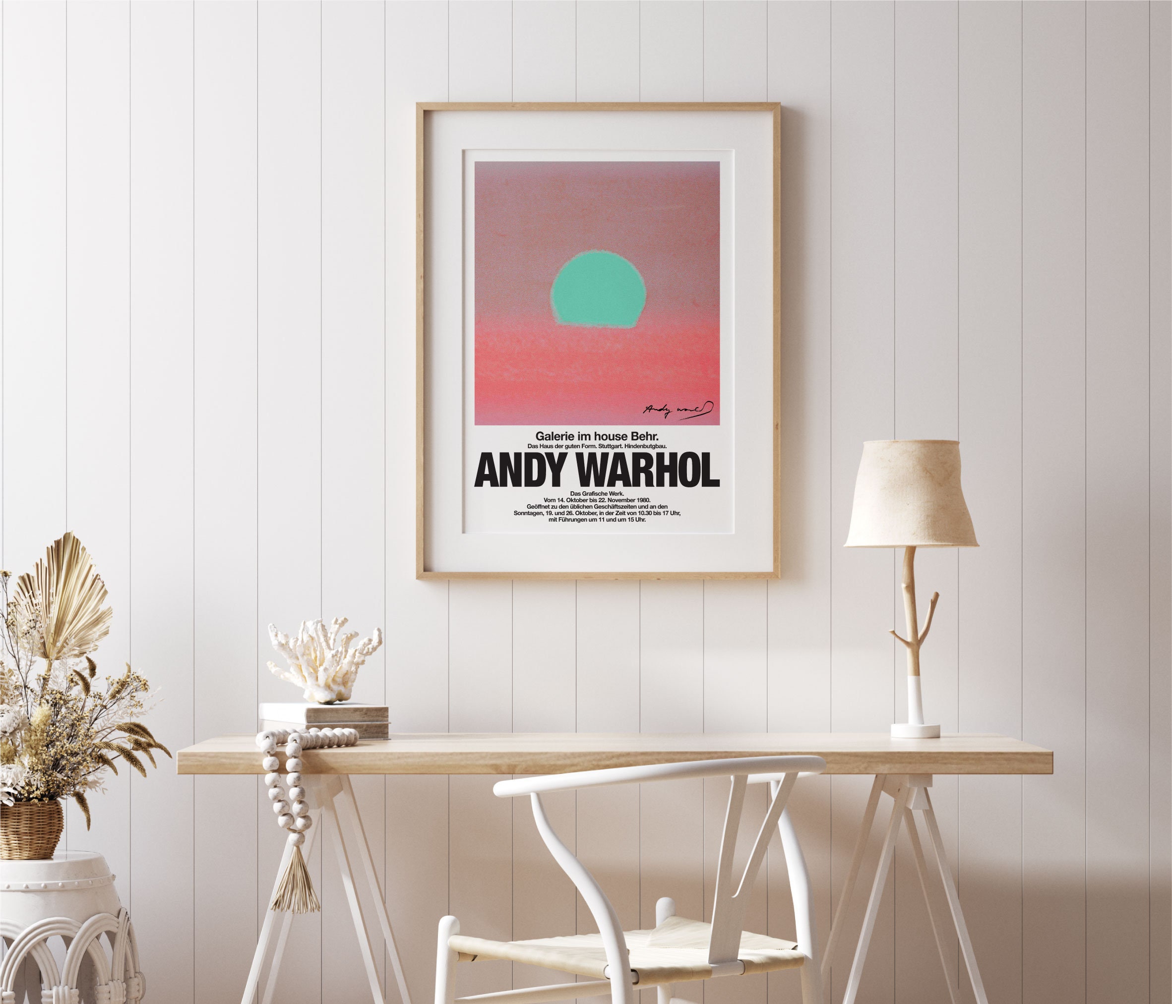 Andy Warhol Poster Andy Warhol Sunset Warhol Art Print | Etsy