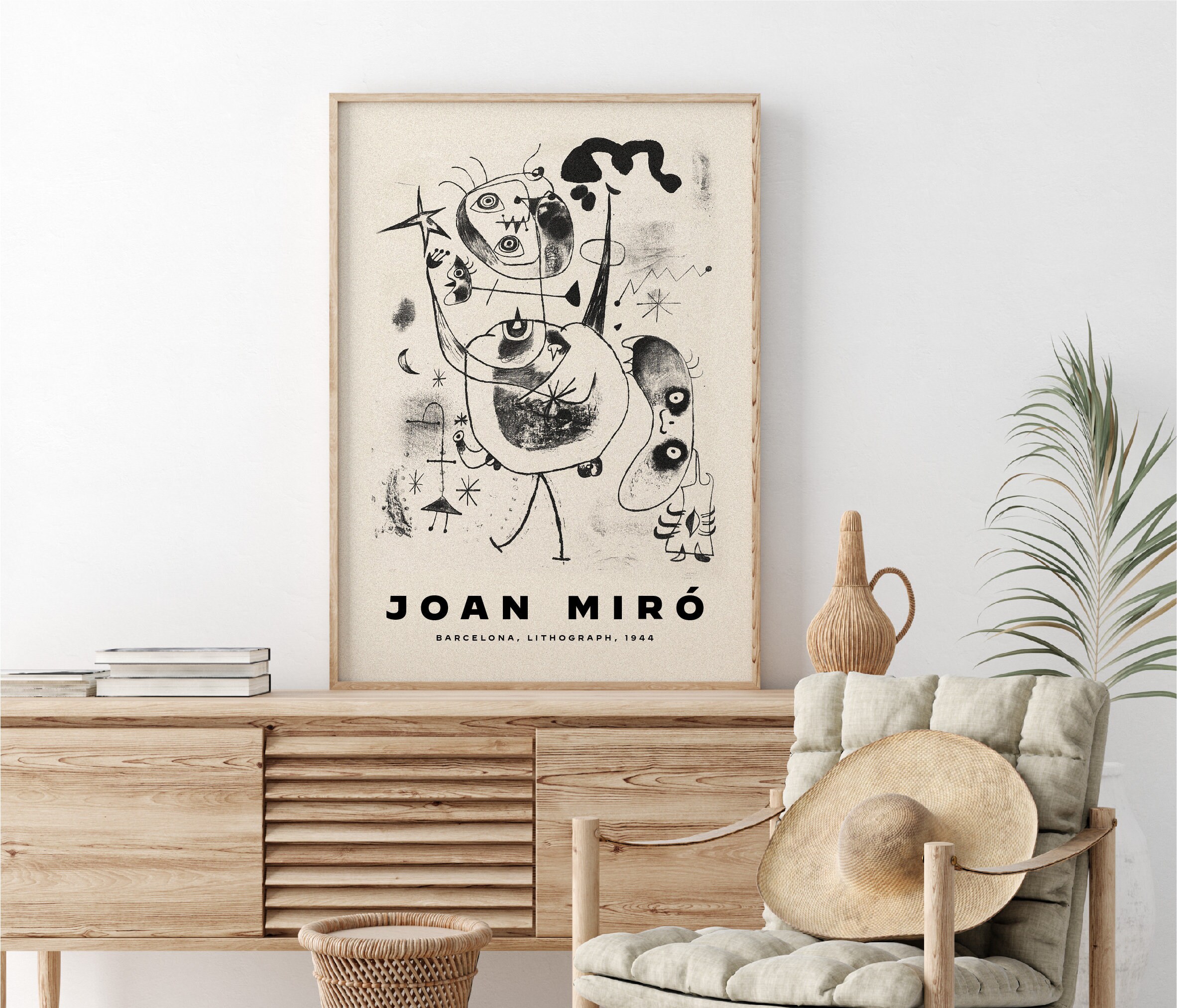 Joan Miro Litography Miro Poster Jean Miró Digital Print - Etsy