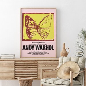 Andy Warhol Butterfly, Andy Warhol Poster, Andy Warhol Art Print ...