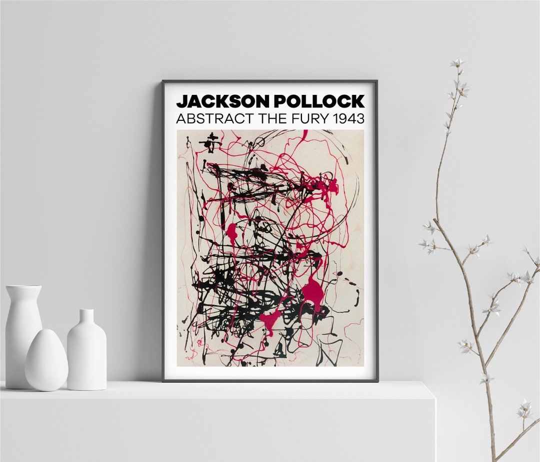 Jackson Pollock Poster Jackson Pollock Painting, Pollock Poster ...
