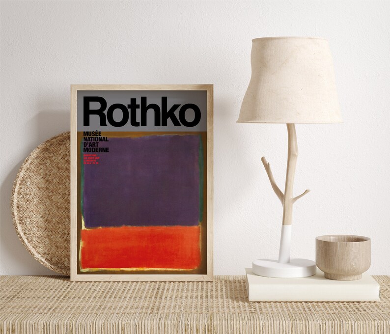 Rothko Printable Poster Mark Rothko Poster Mark Rothko - Etsy
