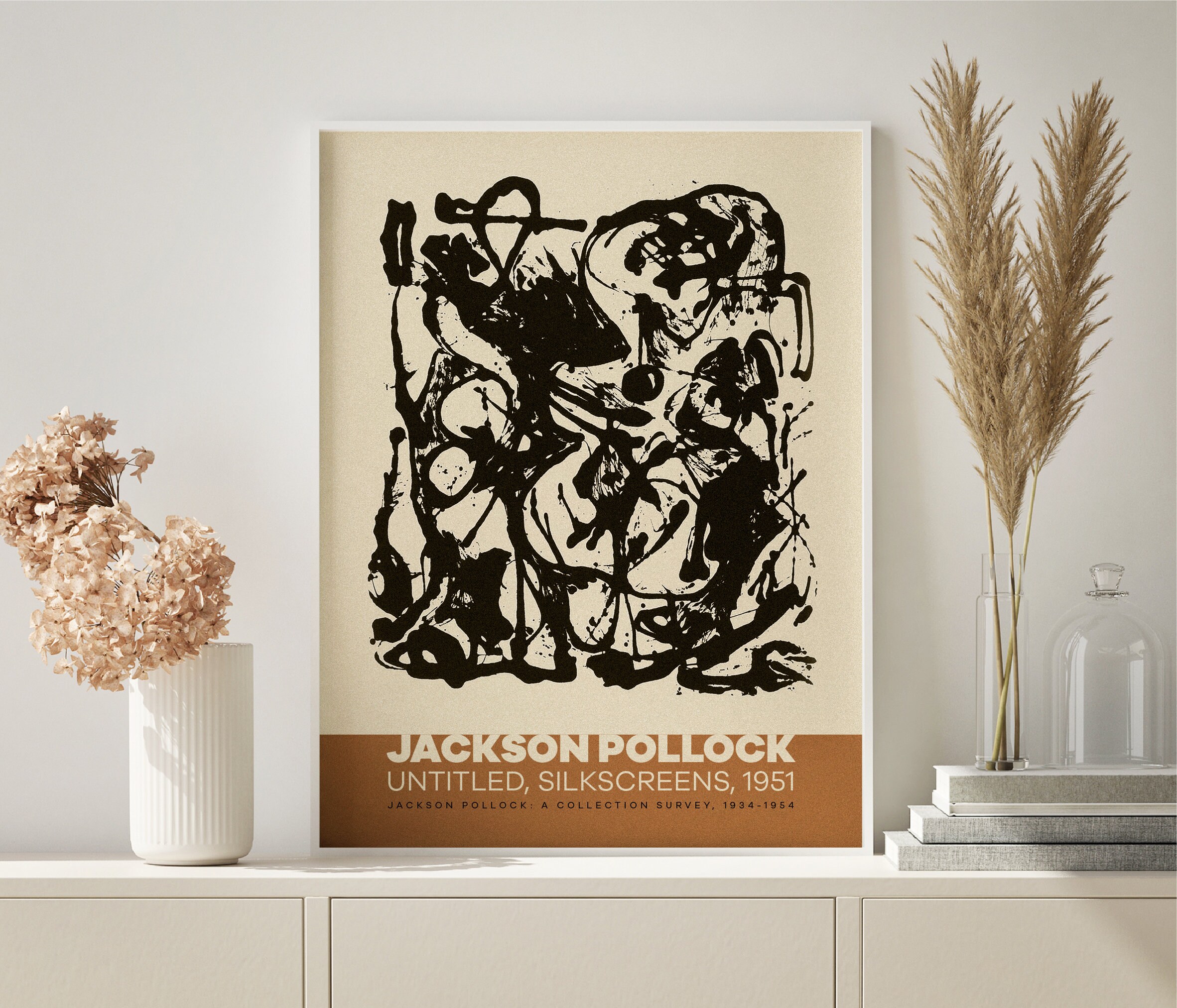 Jackson Pollock Print Art Custom Color Poster Jackson | Etsy Australia