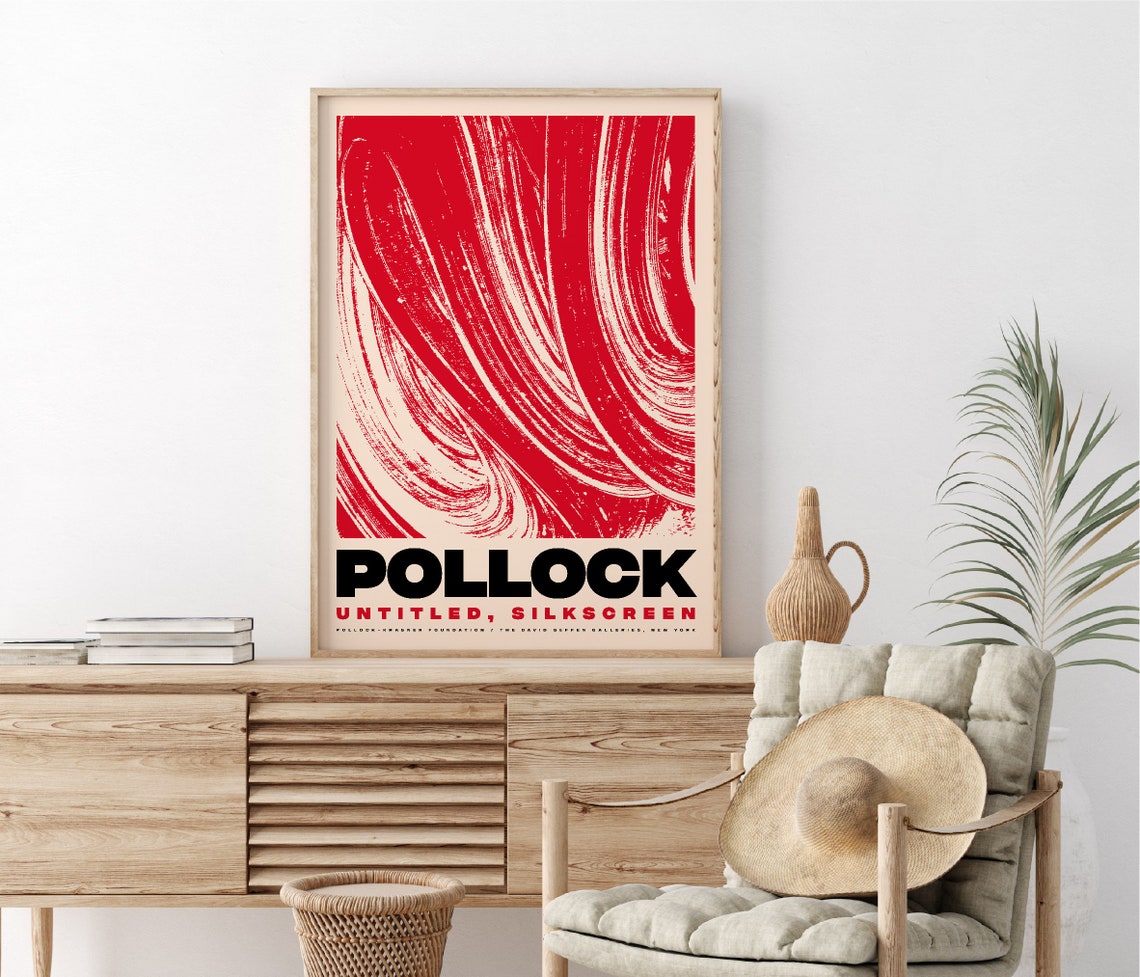 Pollock Poster Jackson Pollock Print Digital Download - Etsy