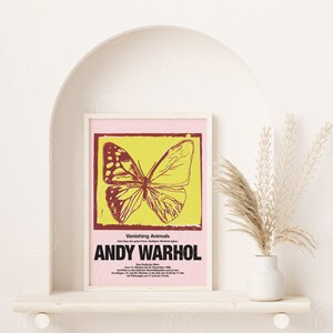 Andy Warhol Butterfly, Andy Warhol Poster, Andy Warhol Art Print ...