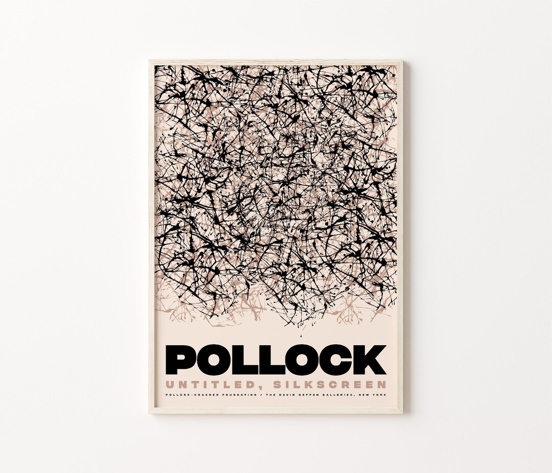 Pollock Poster, Jackson Pollock Print, Digital Download, Jackson ...