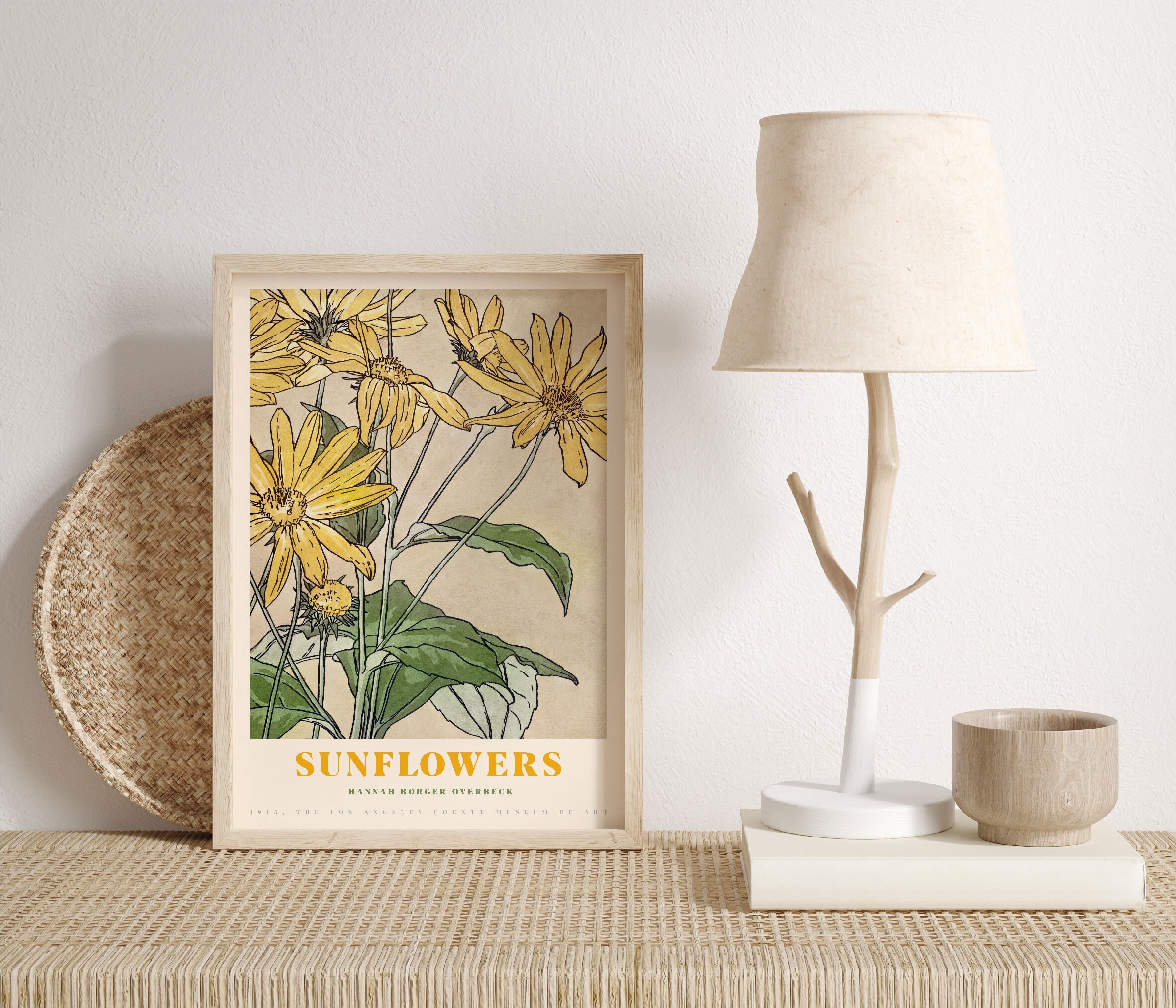 Sunflower Print Flower Market Poster Flower Market Prints | Etsy