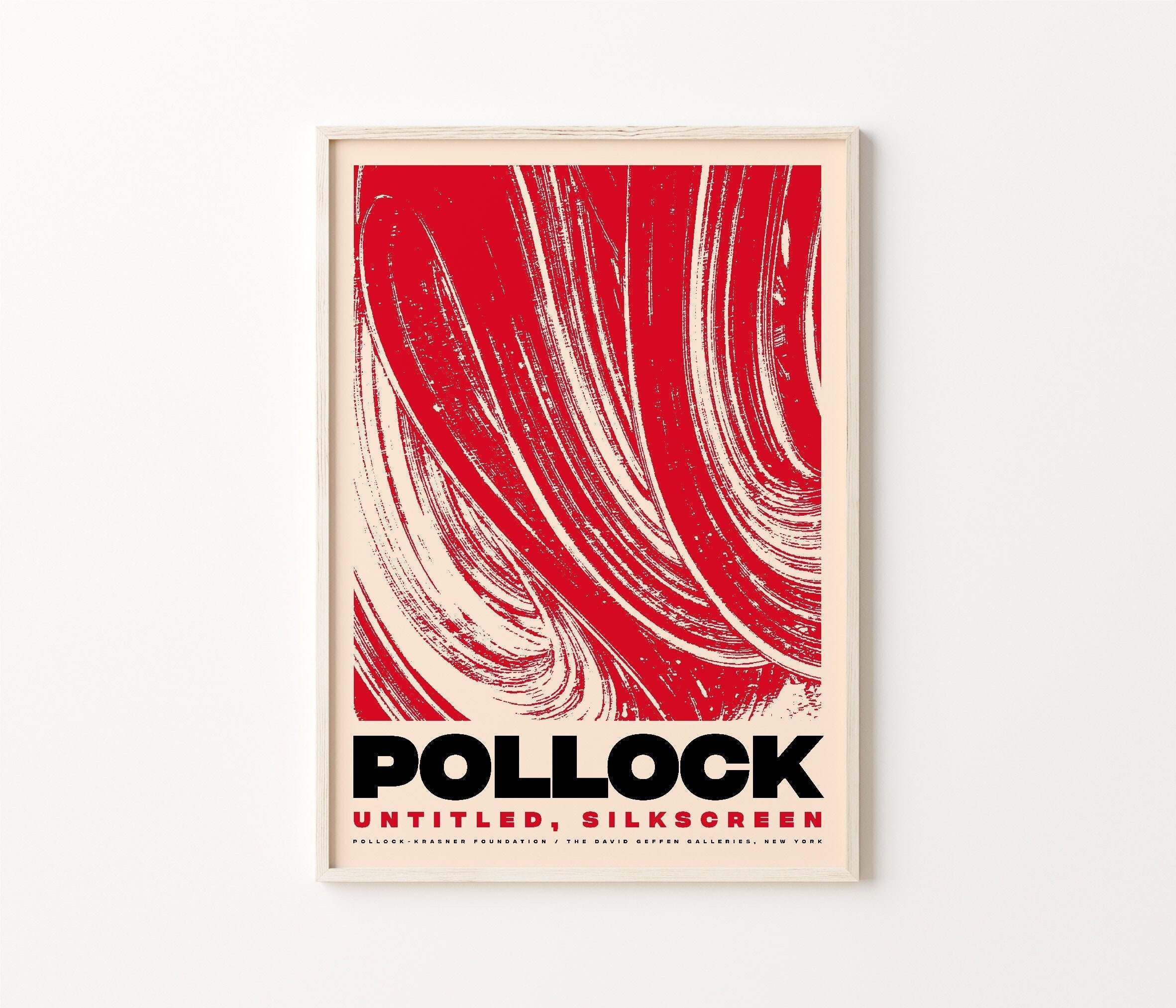Pollock Poster Jackson Pollock Print Digital Download - Etsy