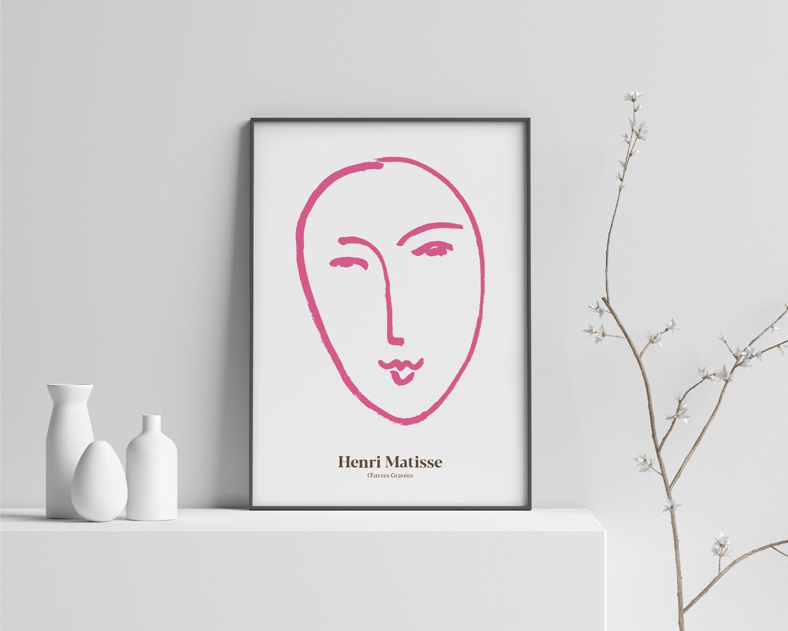 Matisse Woman Portraits Sketch Printable Poster Digital | Etsy