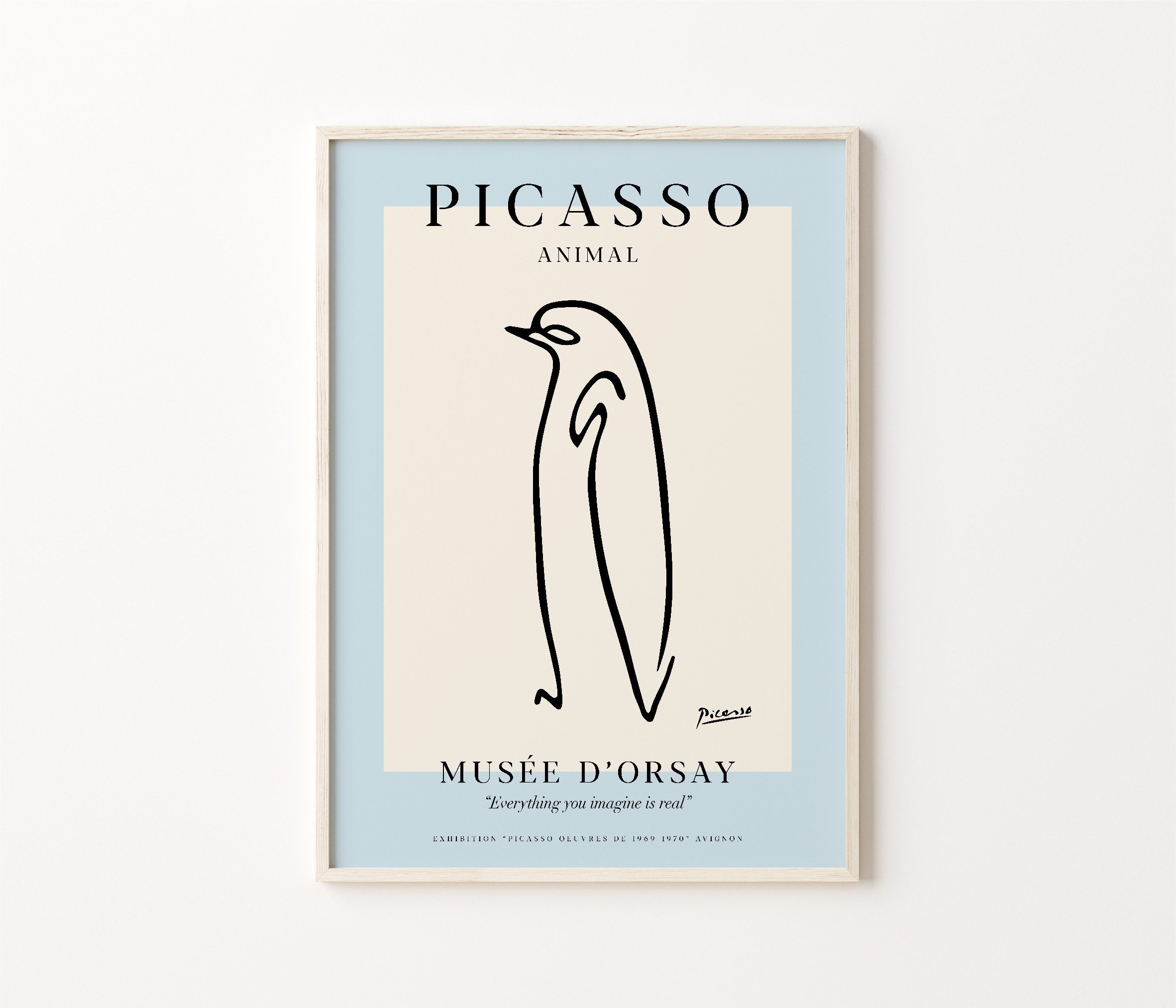 Picasso Poster Picasso Art Print Picasso Animal Picasso - Etsy