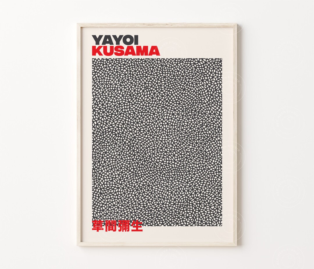 Yayoi Kusama Art Print, Kusama Infinity Art, Kusama Printable Poster ...