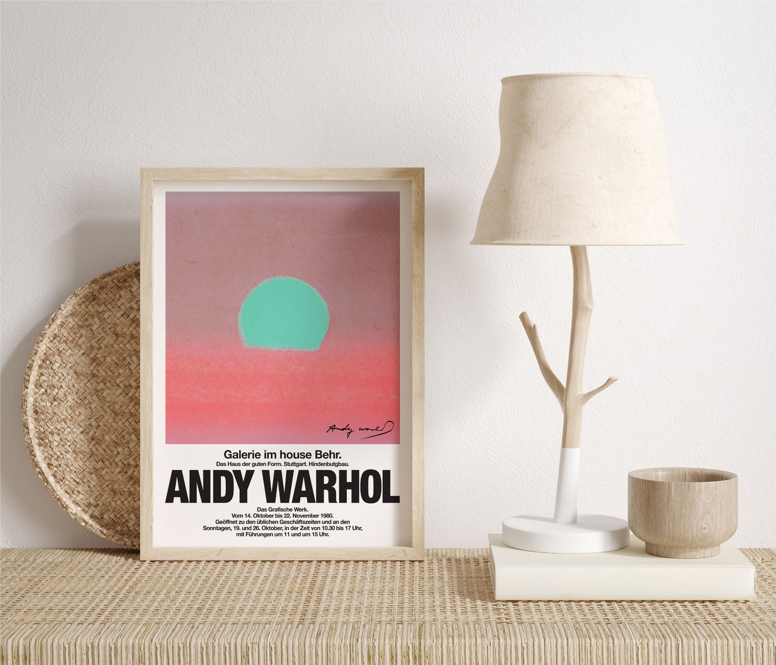 Andy Warhol Poster Andy Warhol Sunset Warhol Art Print | Etsy