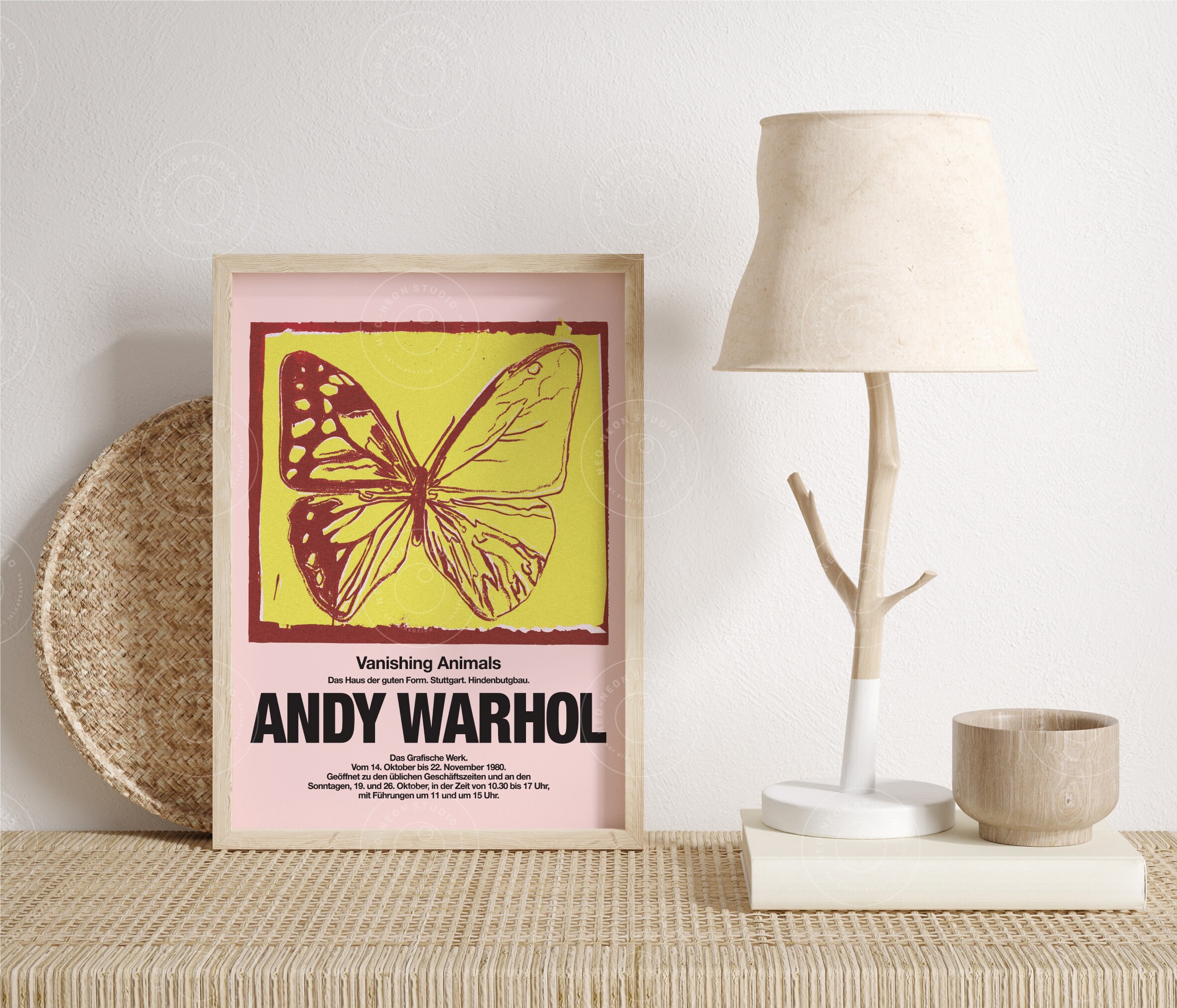 Andy Warhol Butterfly Andy Warhol Poster Andy Warhol Art - Etsy