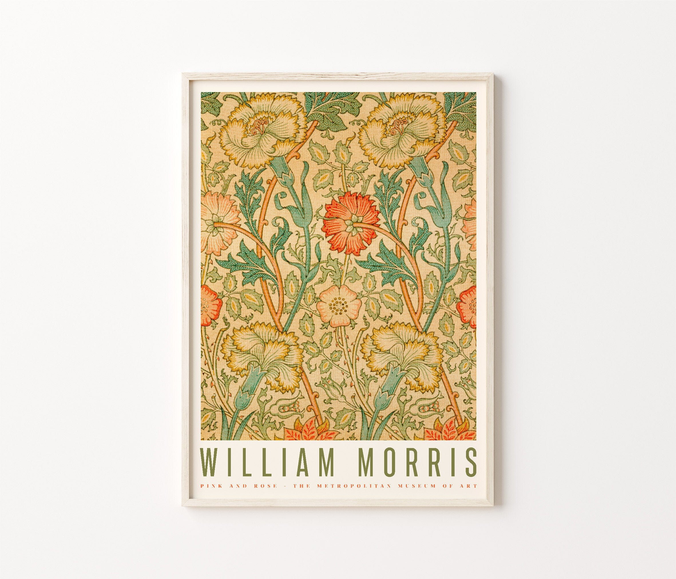 William Morris Flower Print Morris Art Print William Morris | Etsy
