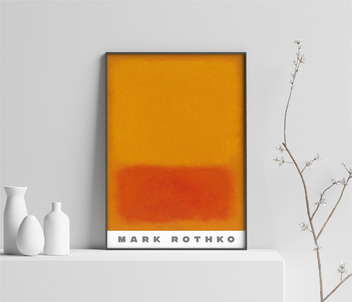 Mark Rothko Poster Mark Rothko Print Digital Download | Etsy