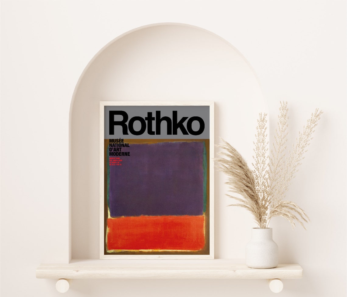 Rothko Printable Poster Mark Rothko Poster Mark Rothko - Etsy