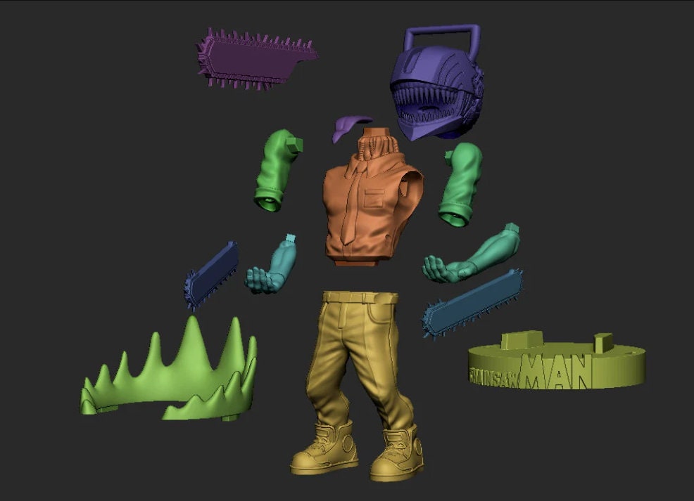 Chainsaw Man Manga Anime Joystick Holder - Etsy