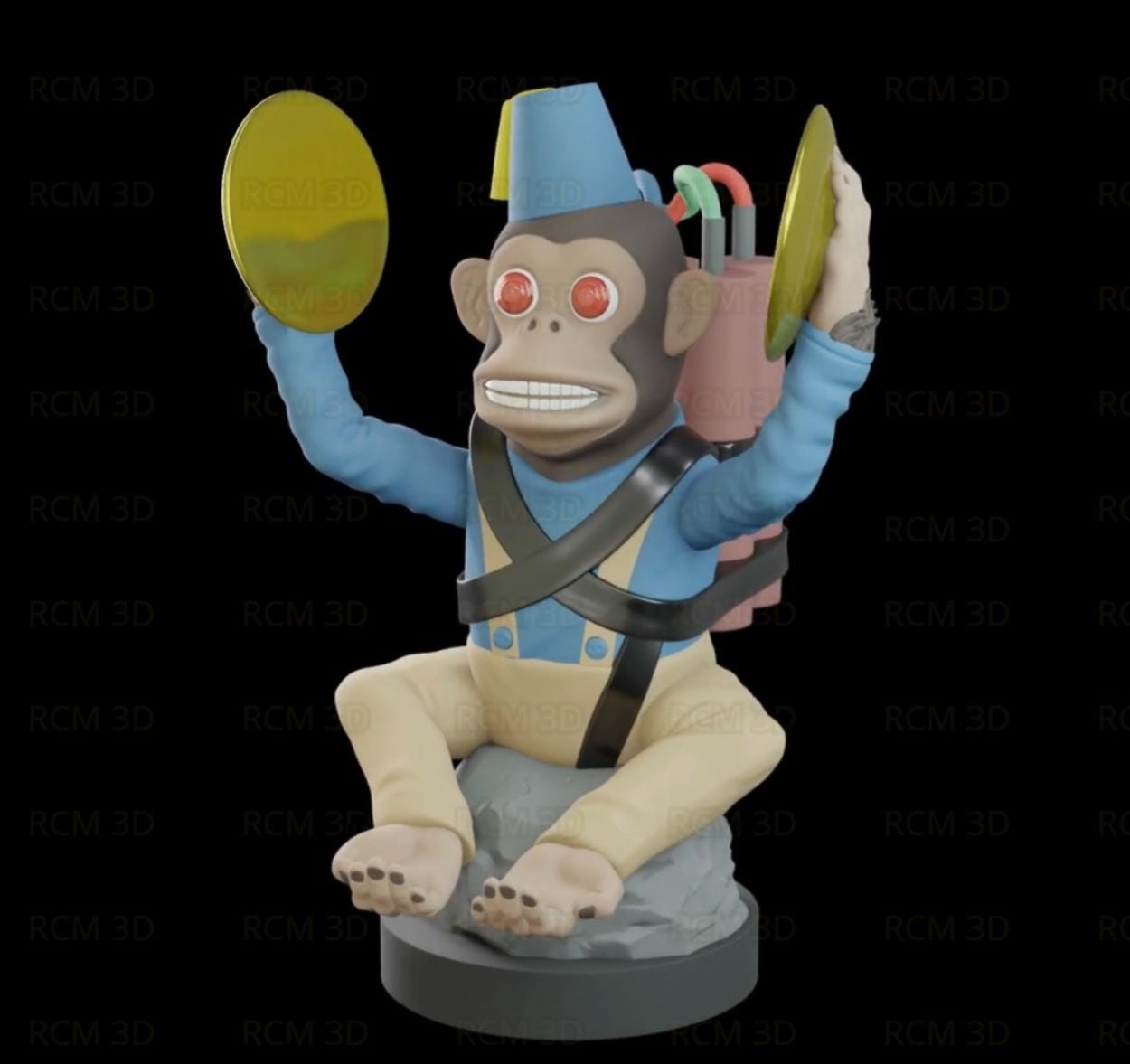Monkey Bomb COD Joystick Holder - Etsy