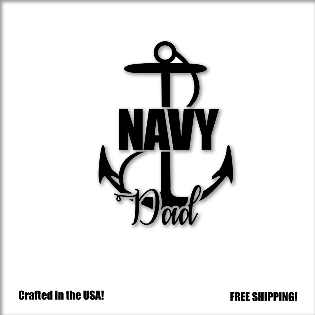 Navy Dad Vinyl Decal Sticker Car Truck Window Laptop - Etsy