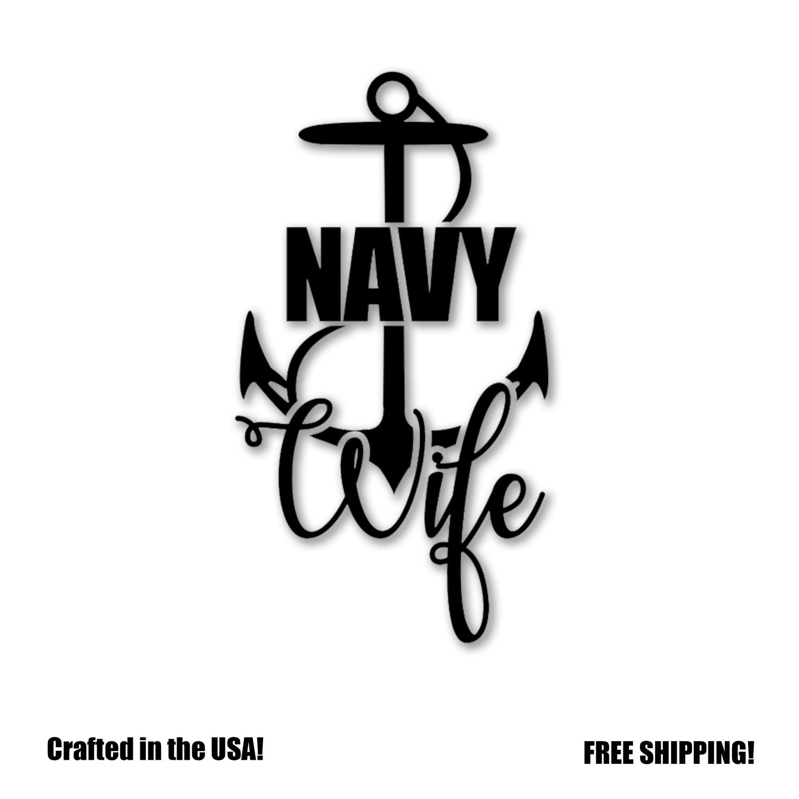 Navy Wife Vinyl Decal Sticker Car Truck Window Laptop - Etsy