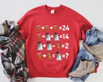 Christmas Math Ugly Sweater - Etsy