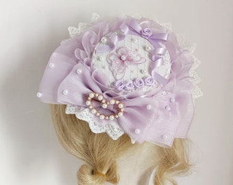 Purple Tea Party Hat | Etsy
