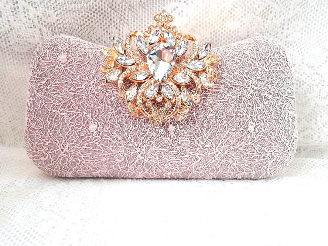 Formal Event Handbag Vintage Lace Evening Clutch Bag - Floral ...