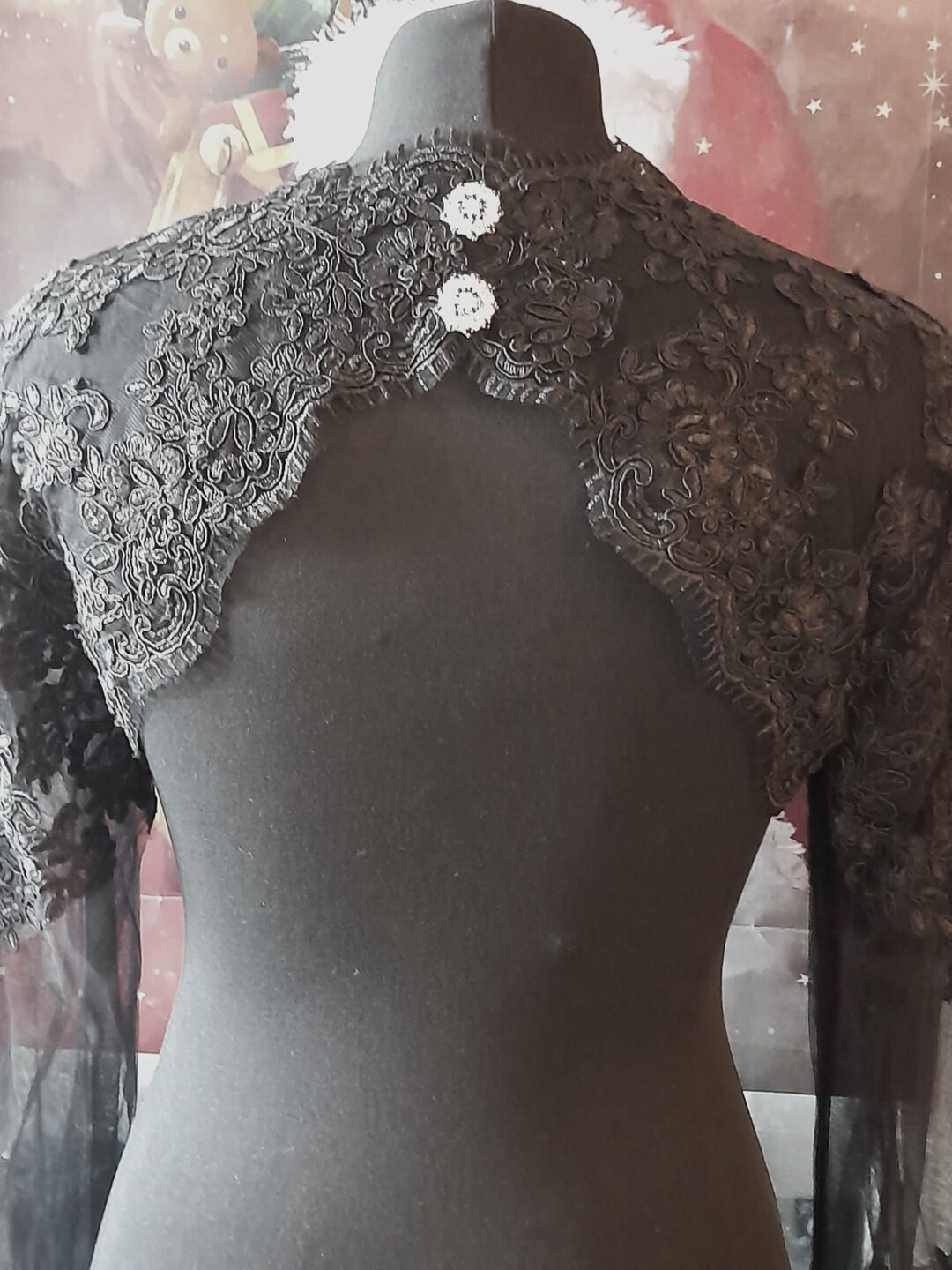 Long Sleeve Lace Bridal Bolero,wedding Jacket,bridesmaids Bolero - Etsy