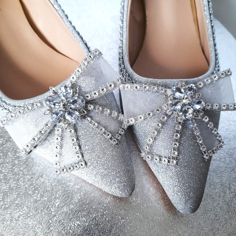 Silver Shoes - Etsy