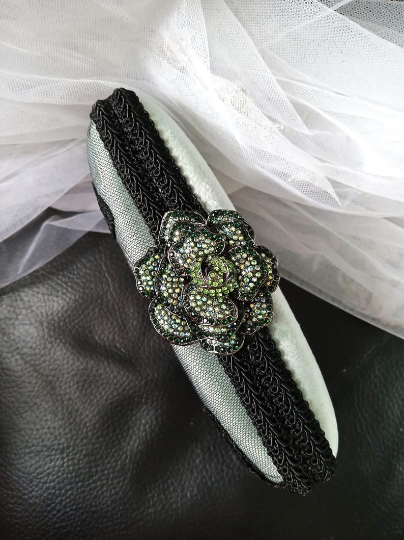 Sage Green Velvet Gothic Clutch: Butterfly Flower Closure, Wedding ...