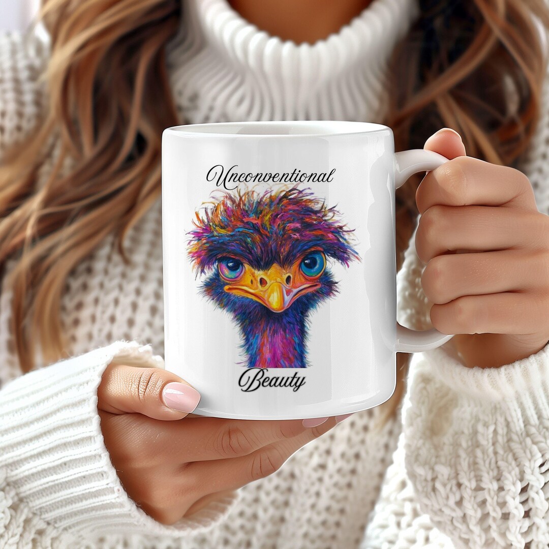 Emu Bird Coffee Mug: Unique Wildlife Art, Bird Lover Gift - Etsy