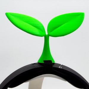 Sprout Headset Attachment, Kawaii Gaming Accessory, Live Streaming Prop ...