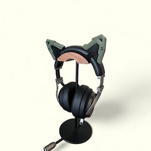 Mecha V2 Cat Ears Headset Attachment – Cyberpunk Steampunk Cosplay - Etsy