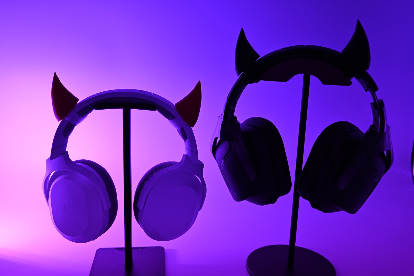 Mini Horns Attachment for Headset Tiny Imp Demon Horn Live - Etsy