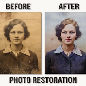 Professional Photo Restoration & Colorization, High-resolution ...