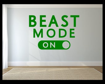 Beast Mode Sticker - Etsy