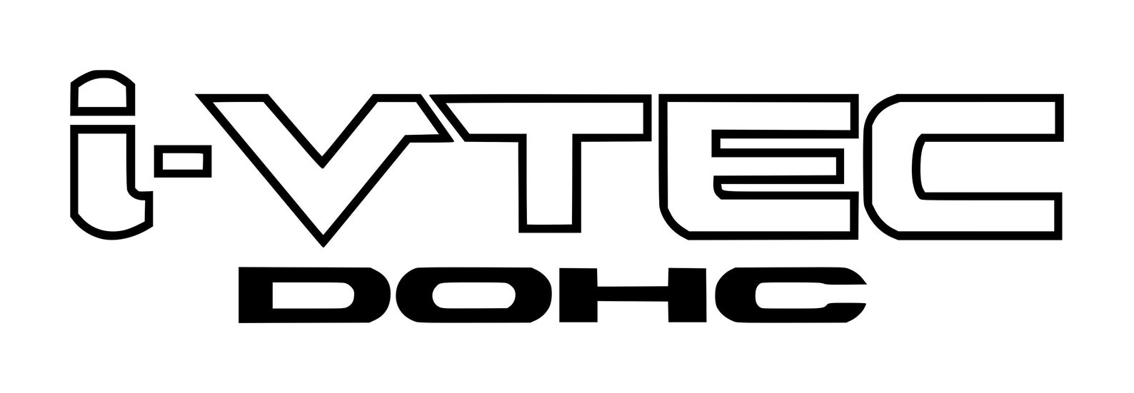 2X I-vtec DOHC Decal Sticker Vinyl for Honda Accord Civic | Etsy