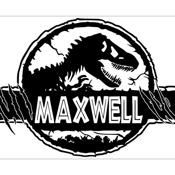 Jurassic Park Large Decal - Etsy