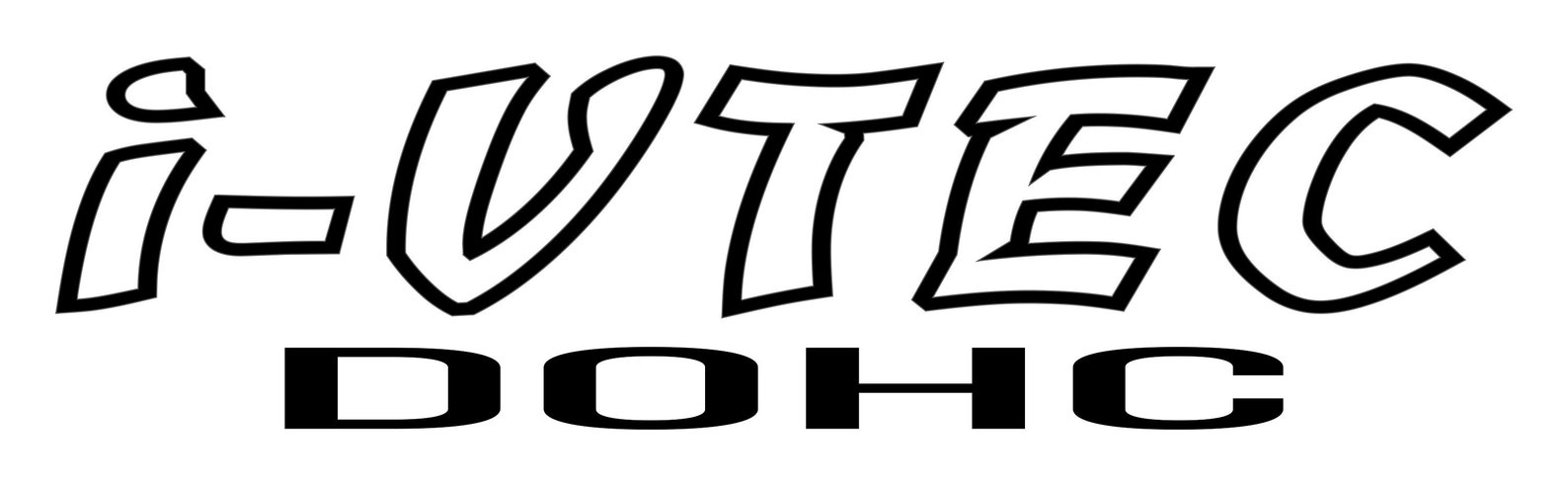 2X I-vtec DOHC Decal Sticker Vinyl for Honda Accord Civic | Etsy