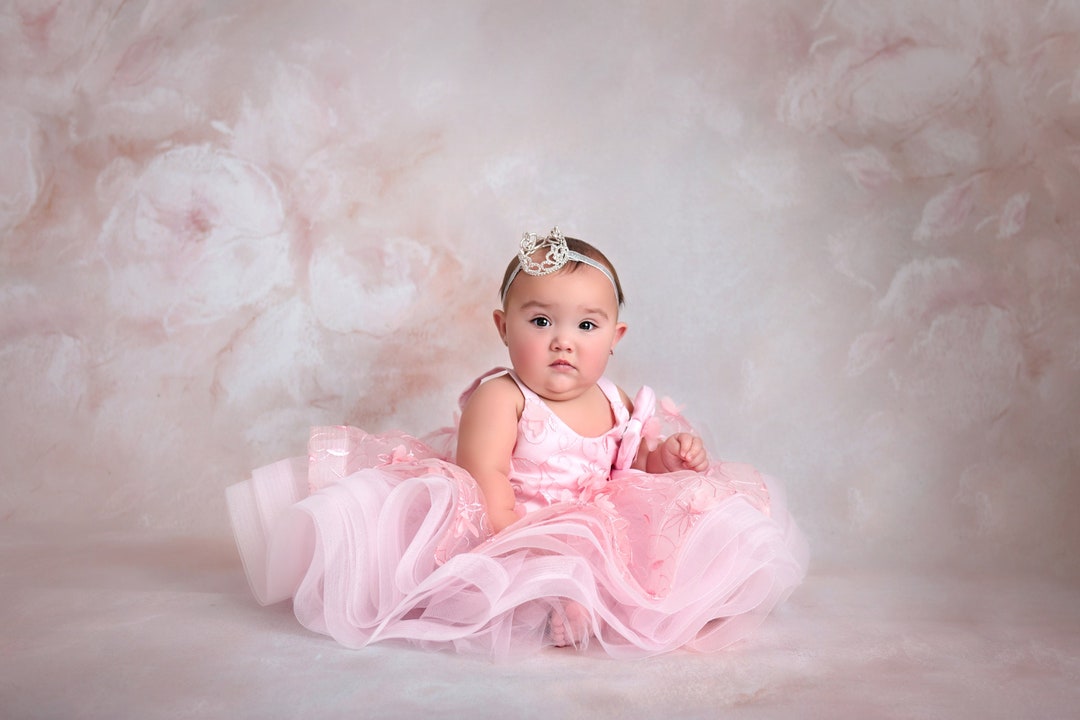 Pink Baby Girl Dress, Pink Tulle Dress Butterfly Lace, High Low Dress ...