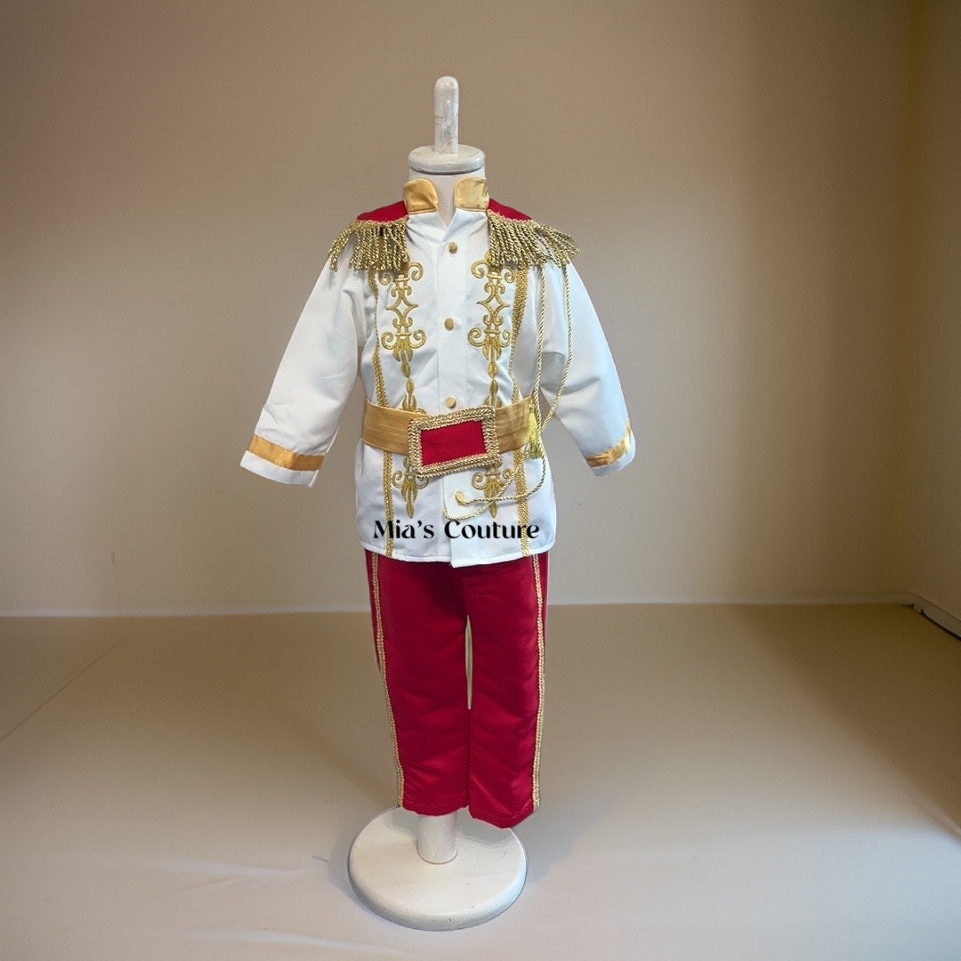 Baby Boy Prince Suit, Red Toddler Suit, Toddler Suit for Special ...